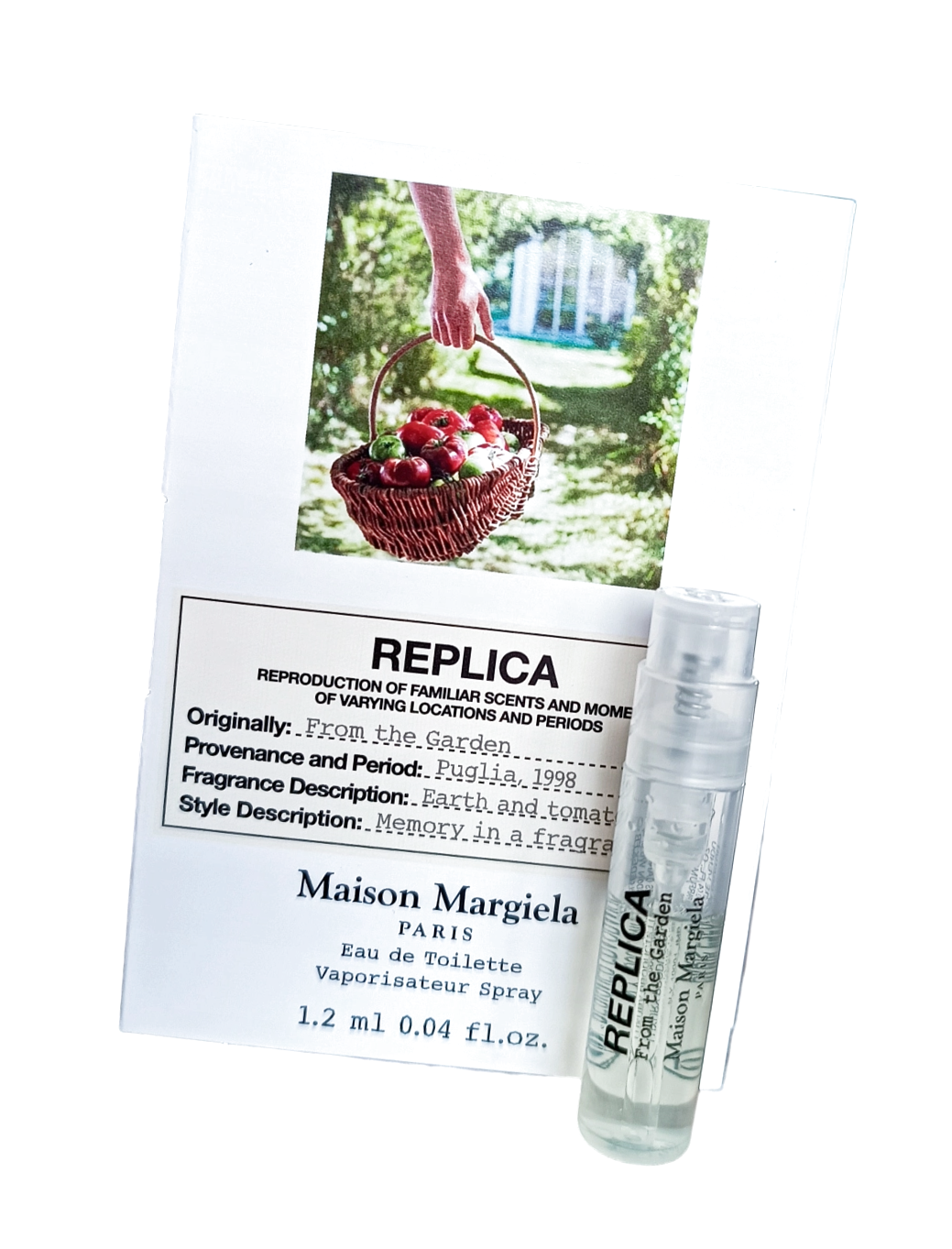 Яркий парфюм Maison Margiela Replica From The Garden сэмпл 1.2 / Туалетная вода Мейсон Марджела Реплика Фром Зе Гарден пробник