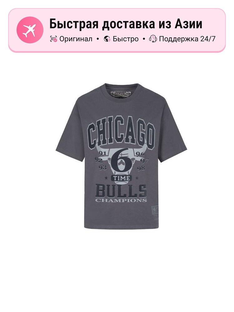Футболка Mitchell & Ness Chicago Bulls 6 Time Champions