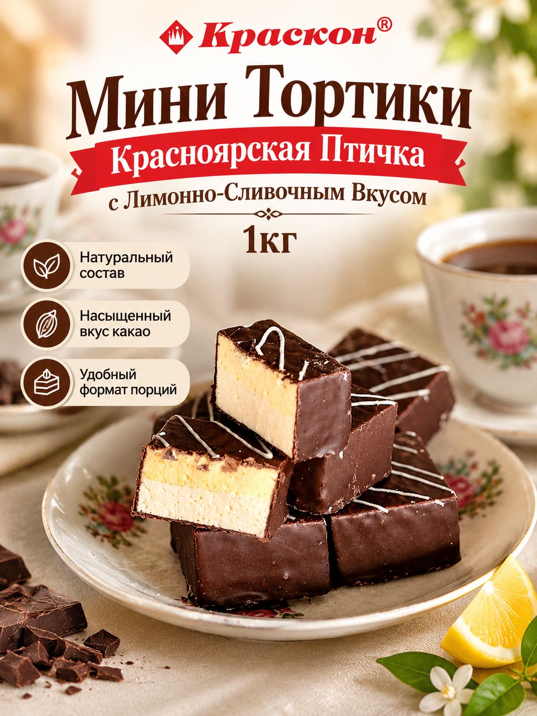 Мини Тортики Красноярская Птичка 1кг