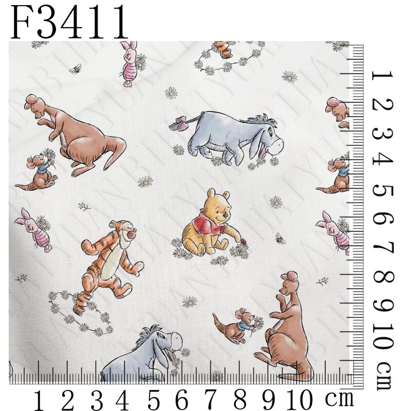 Ткань для шитья MINISO мультфильм Винни-Пух F3411
