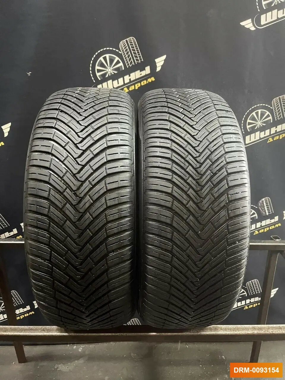 Комплект (2 шт) летних БУ шин Continental AllSeasonContact 2 215/55 R16 35% износ 8220229536