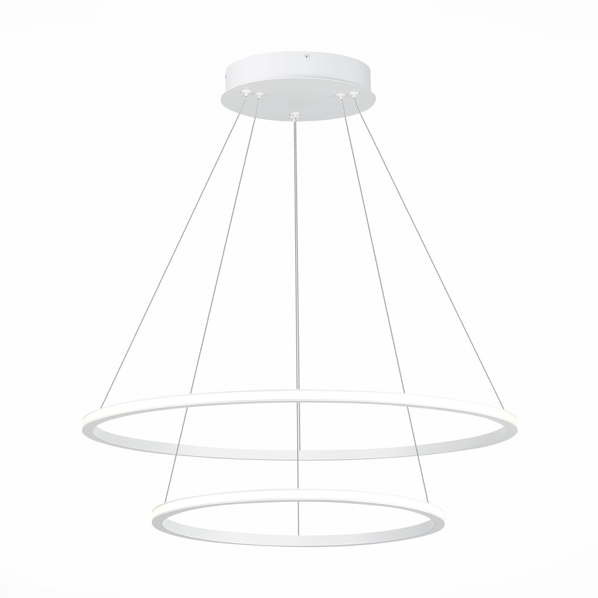 Светильник подвесной светодиодный ST LUCE цвет белый в стиле High-tech цоколь LED ламп 1х56W, ST604.543.56