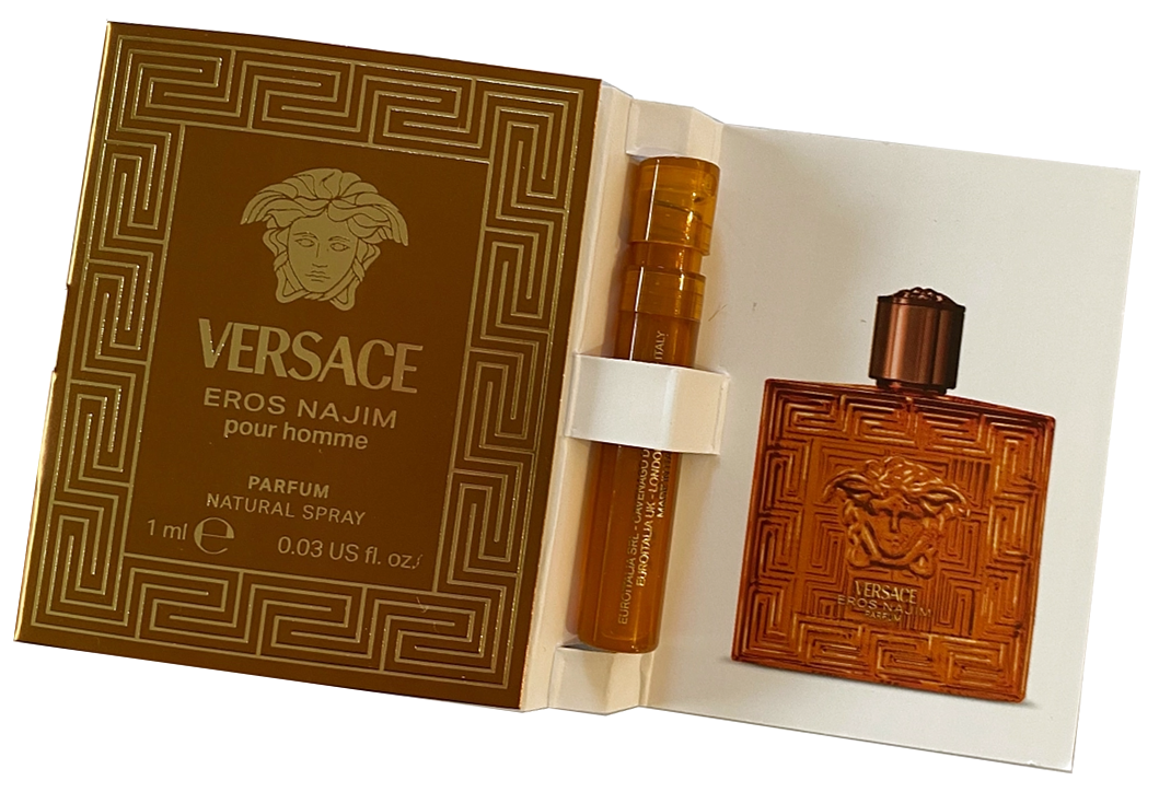 Духи Versace Eros Najim мини-формат / Пробник аромата Версаче Эрос Наджим 1 / Сэмпл парфюма