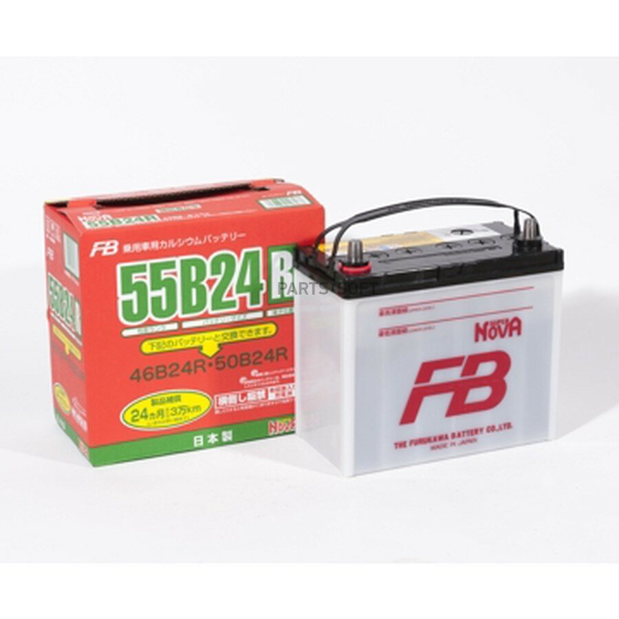 Аккумулятор от официального дистрибьютора, FURUKAWA BATTERY, артикул 55B24R