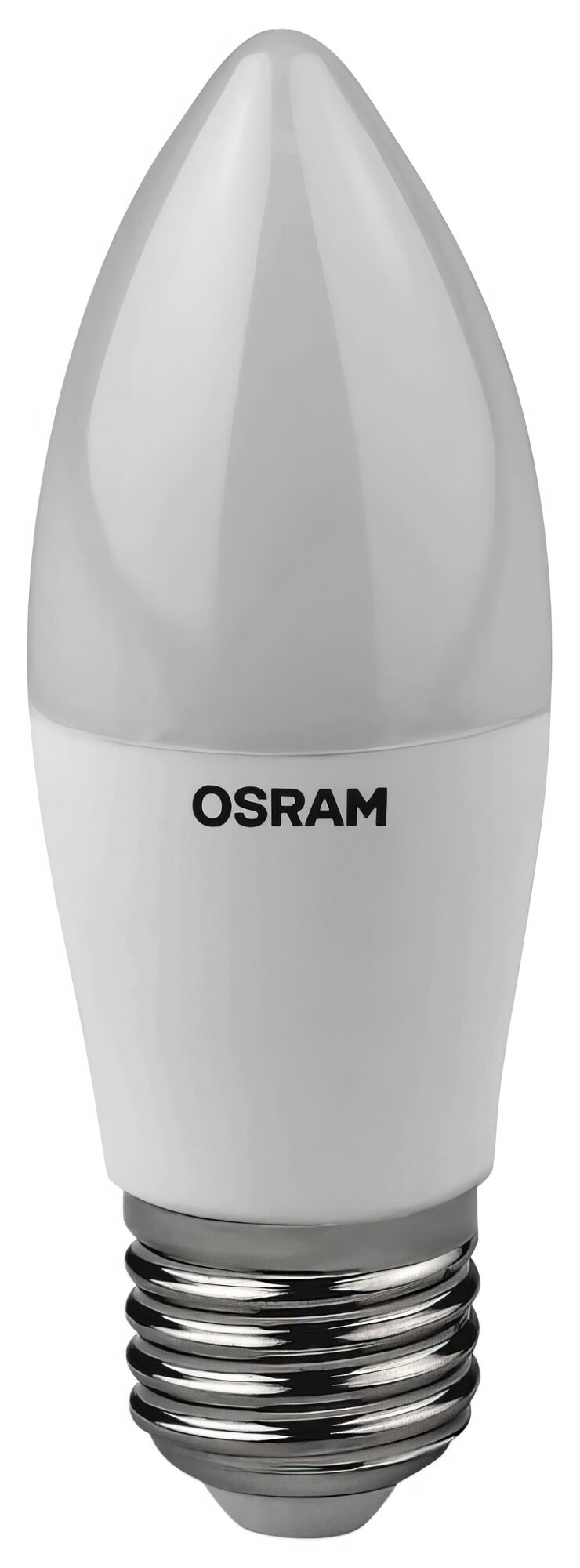 Лампа светодиодная Osram E27 2700К 9 Вт 806 Лм 170-250 В свеча В75 матовая