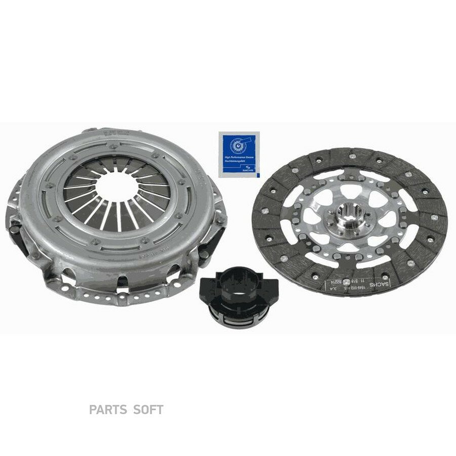 Сцепление в сборе для а/м Волга дв Chrysler 2.4 GANZ GIE36019 SACHS 3000950073 от официального дистрибьютора, SACHS, артикул 3000950073
