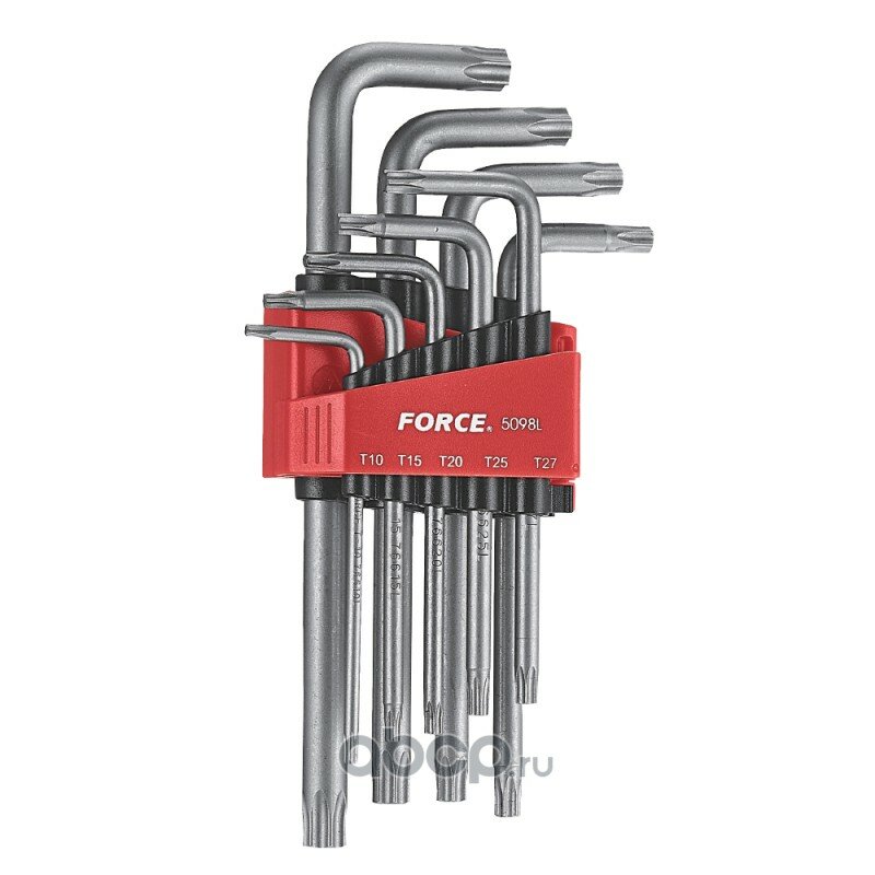 Набор ключей г-образных torx т10-т50 9пр force 5098l Force 5098l