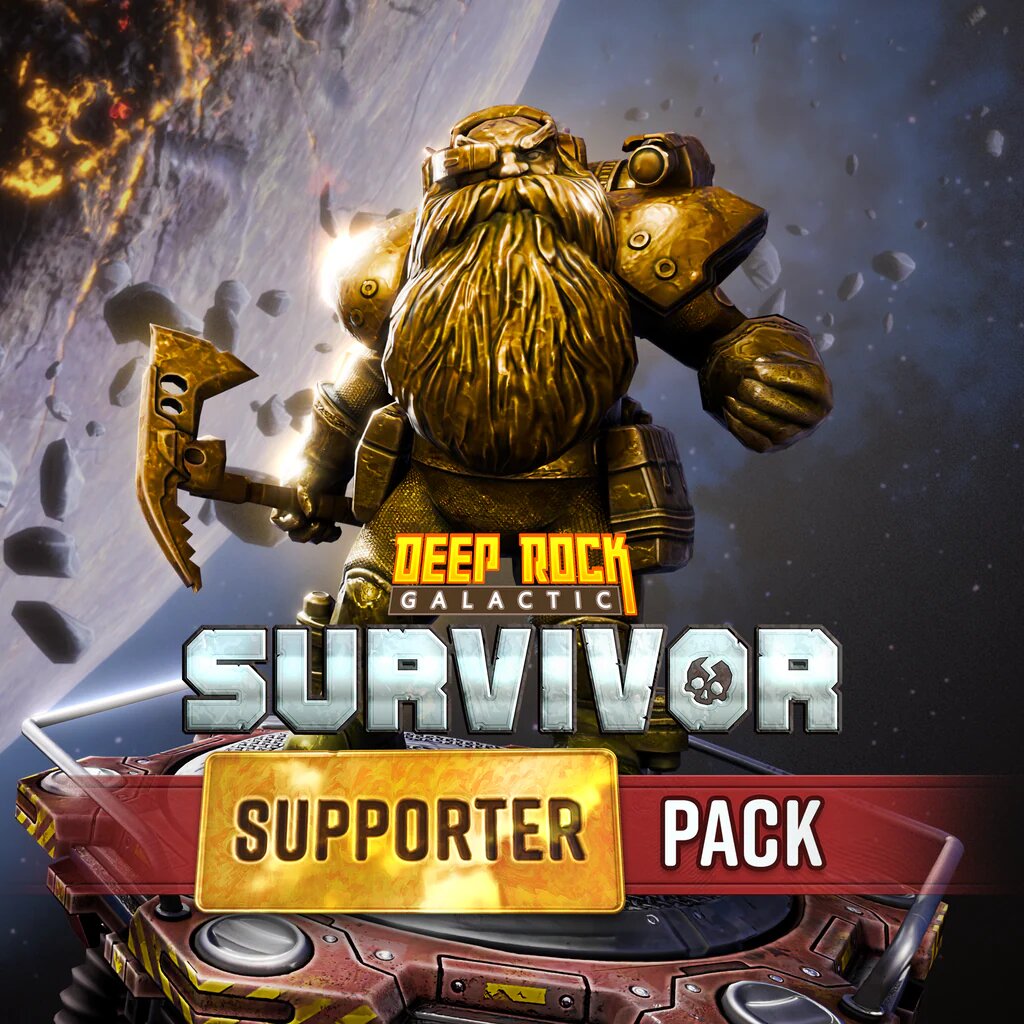 Дополнение Deep Rock Galactic: Survivor - Supporter Pack, цифровое издание PlayStation 5, регион Турция / код пополнения баланса