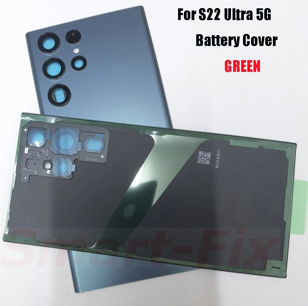 Сменный задний стеклянный чехол SAM-S22 Ultra S22U GREEN