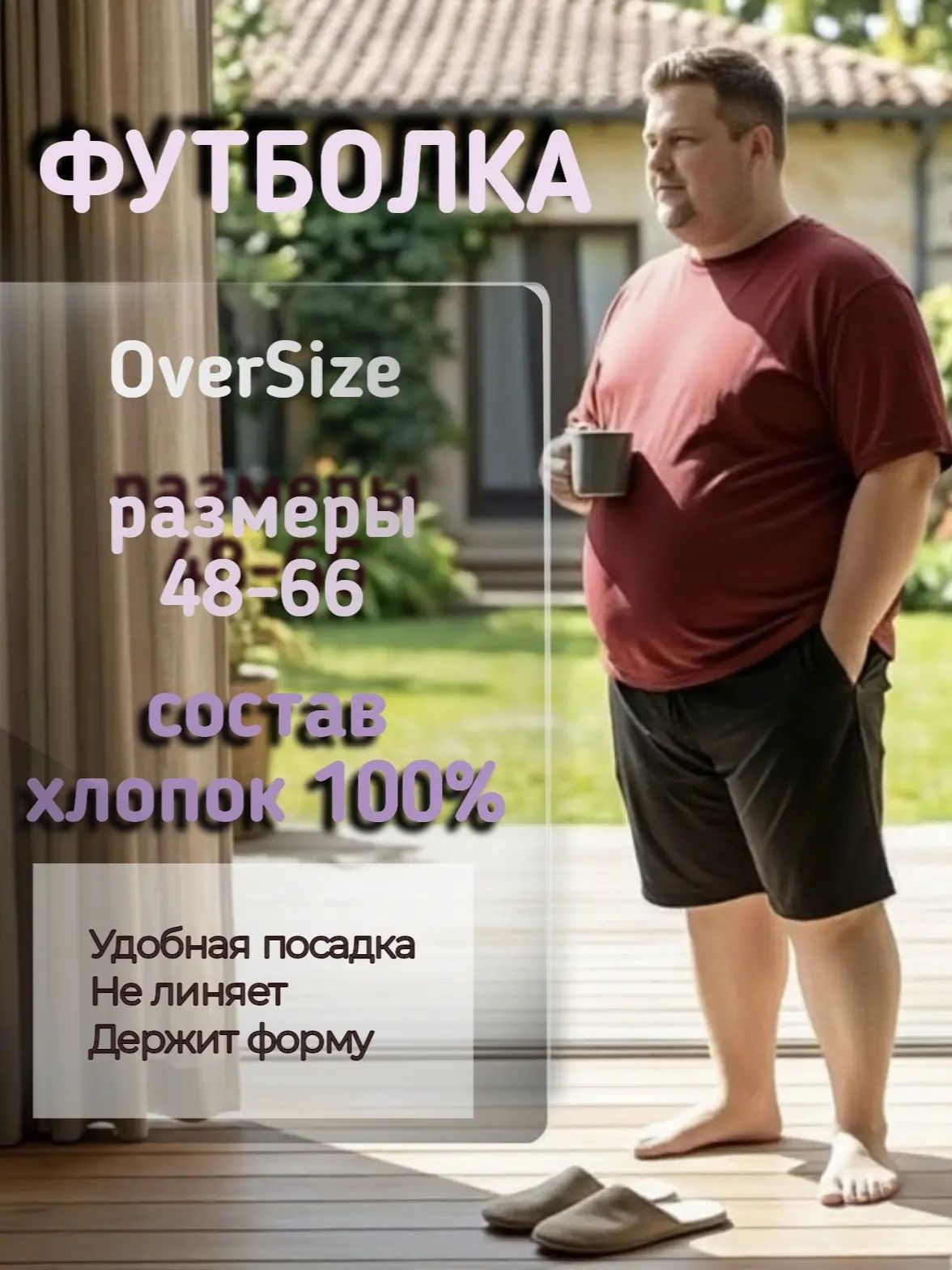 Футболка XoXoLook Для высоких