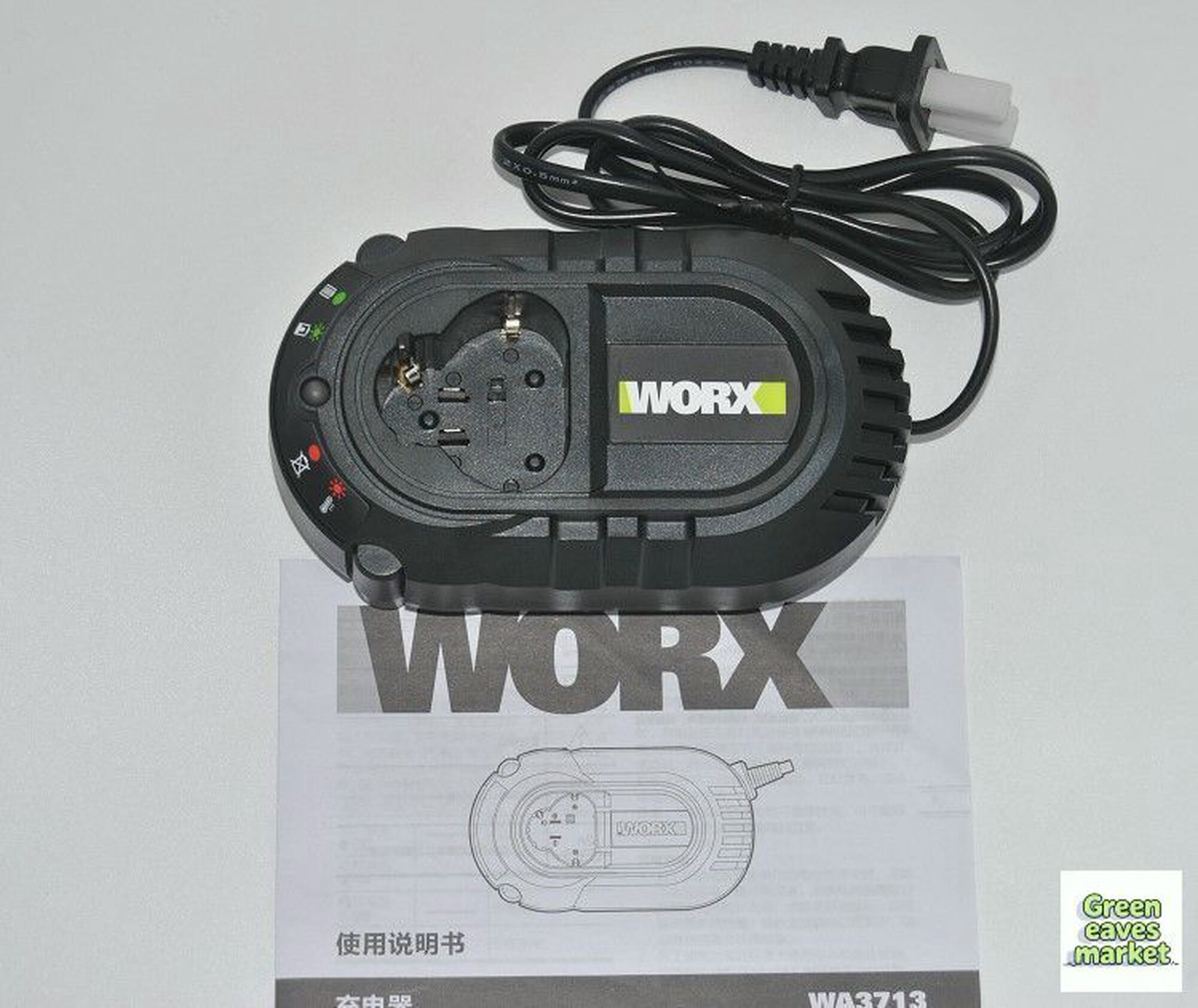 WORX 12v 2.0a Аккумулятор wa3506 wa3713 Зарядное устройство wu130 wu132 wu129