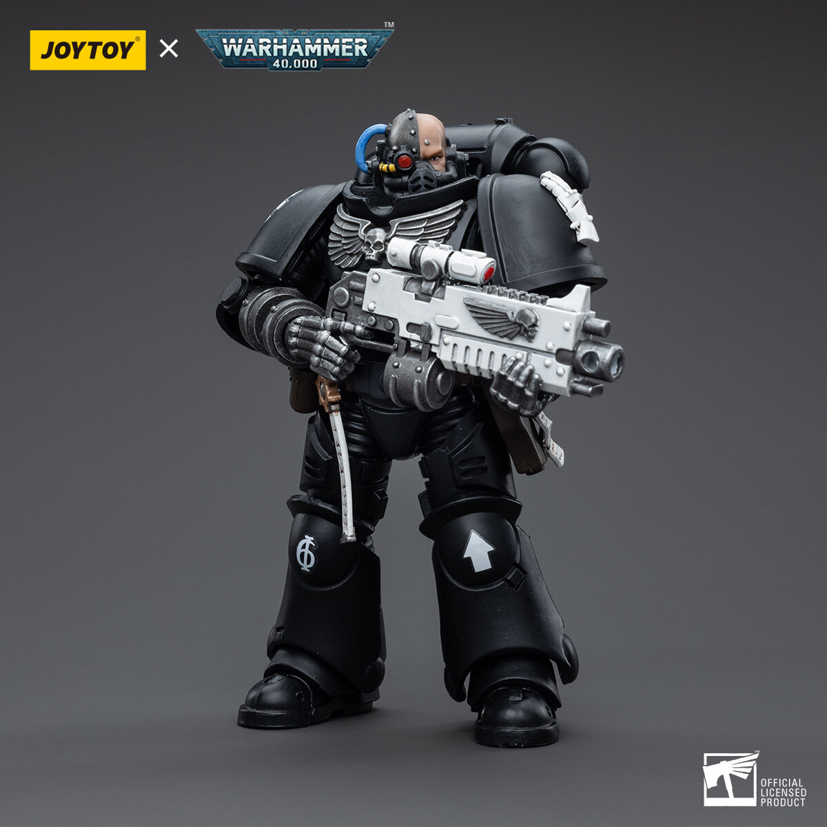 JOYTOY Шарнирная фигурка Ультрамаринов из отряда «Темный молот» (Ultramarines Honor Guard Iron Hand) - оригинальный подарок для мужчин