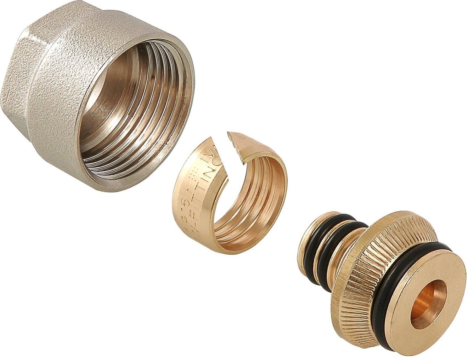 Фитинг латунь никелированная VALTEC 3/4' x 16 мм