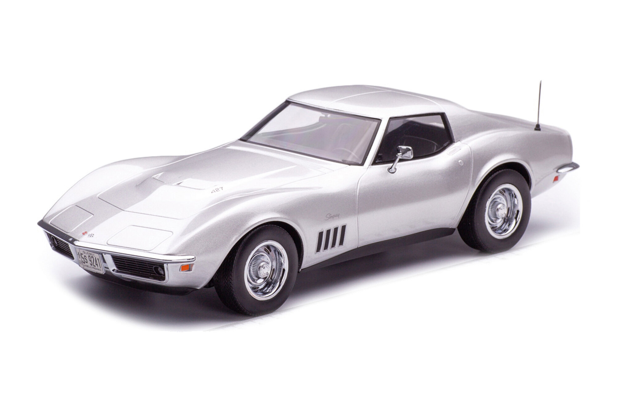 Модель коллекционная NOREV Chevrolet corvette C3 coupe 1969 silver