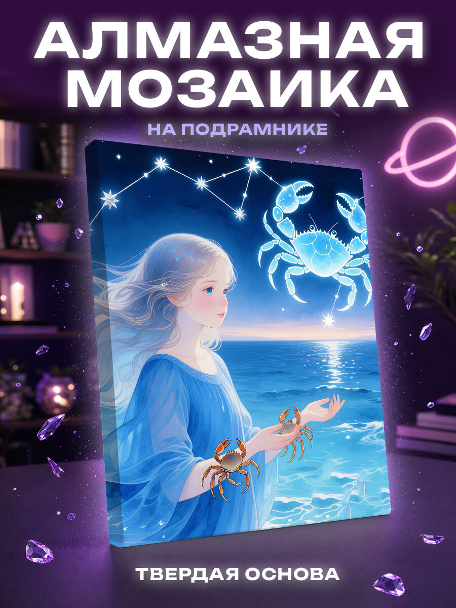 Алмазная мозаика Рак