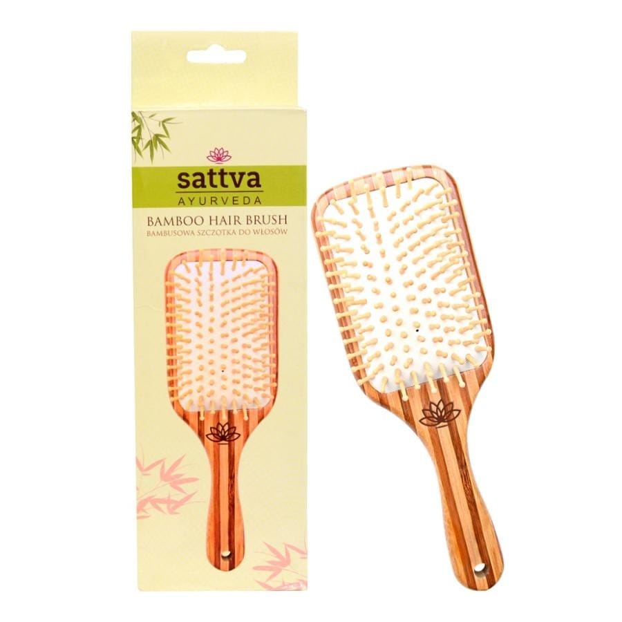 Расческа Sattva Bamboo Hair Brush, бамбуковая