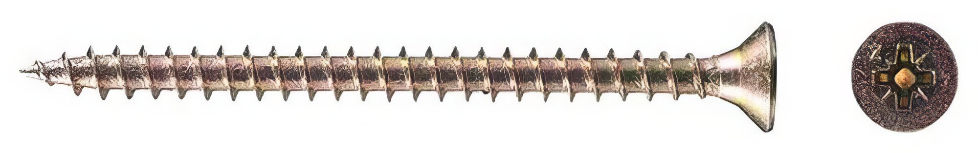 Саморезы универсальные 60x4,5 мм желтые (150 шт.)