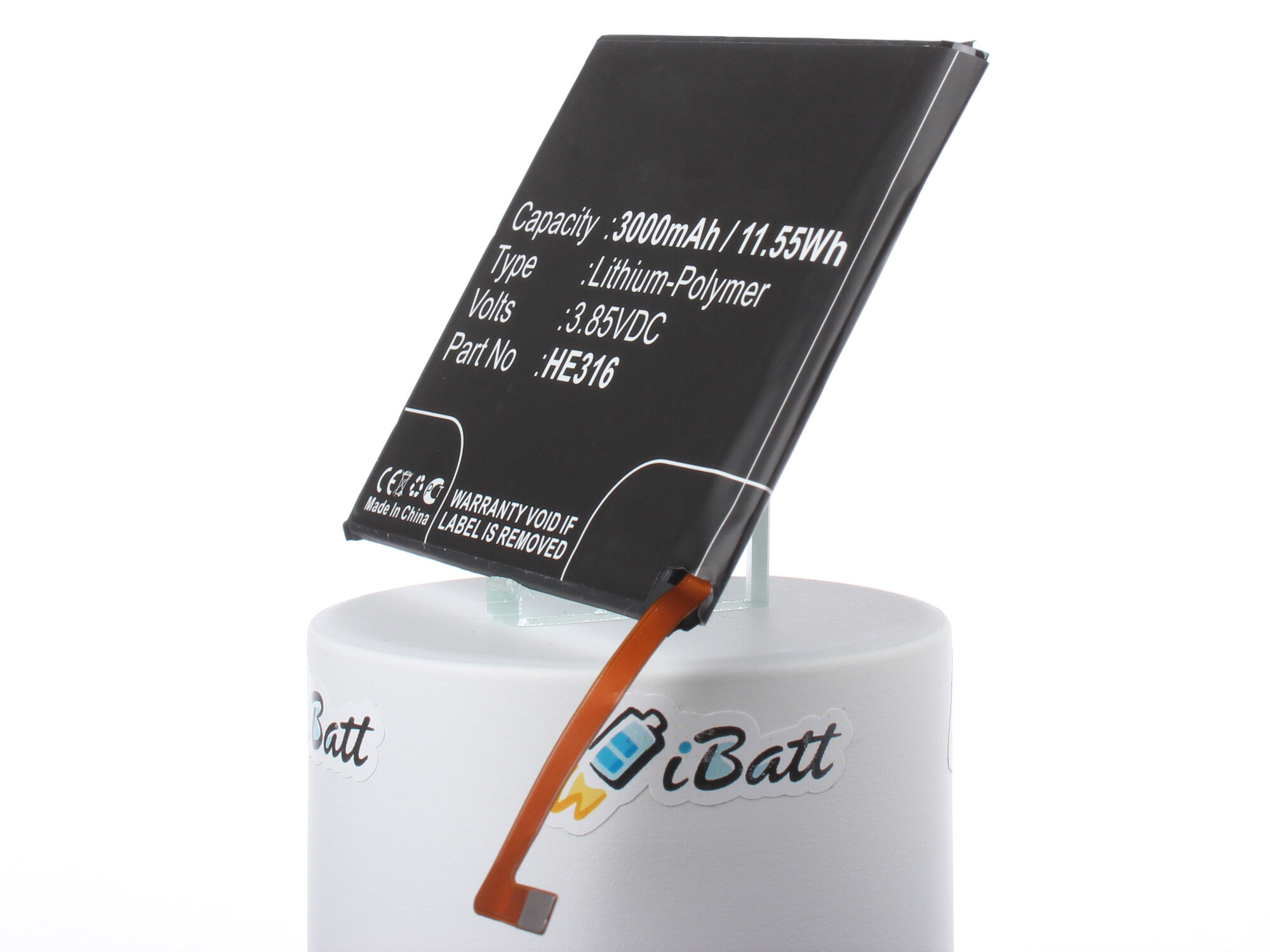 Аккумуляторная батарея iBatt 3000mAh для HE316, 6 Dual SIM, 6, HMD D1C,