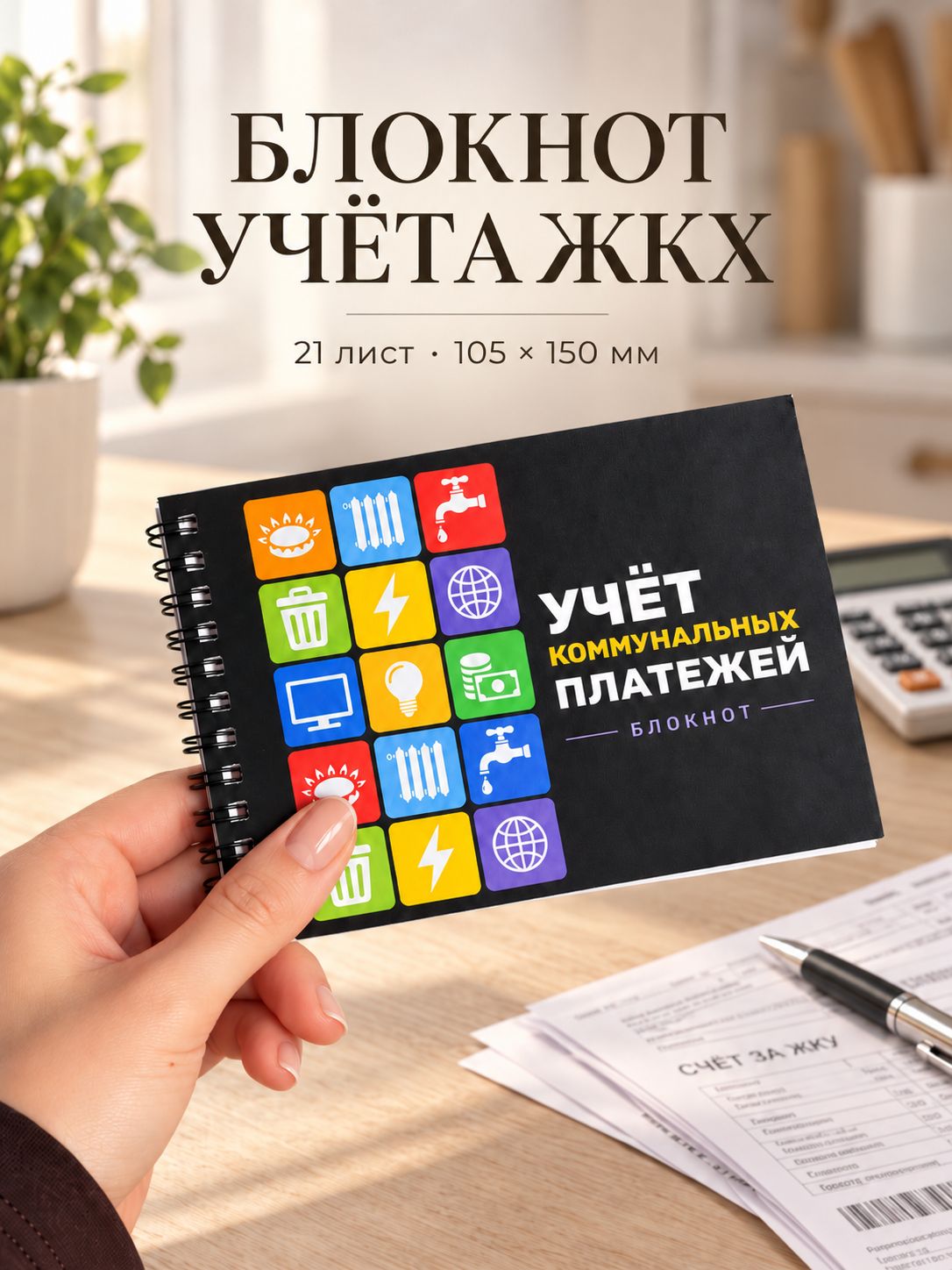 Блокнот учета ЖКХ