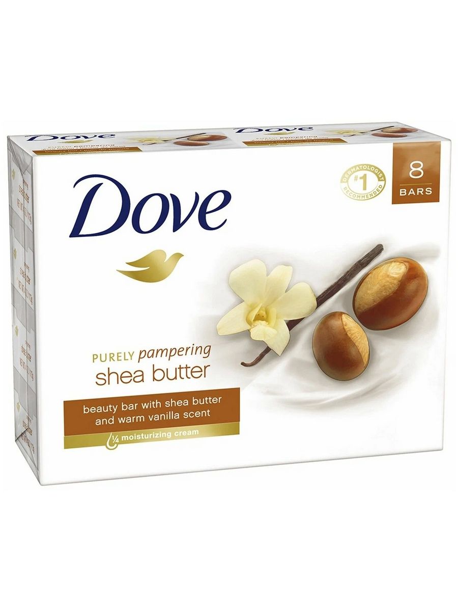Dove Крем-мыло кусковое Масло Ши и ваниль 90 г - 1 шт