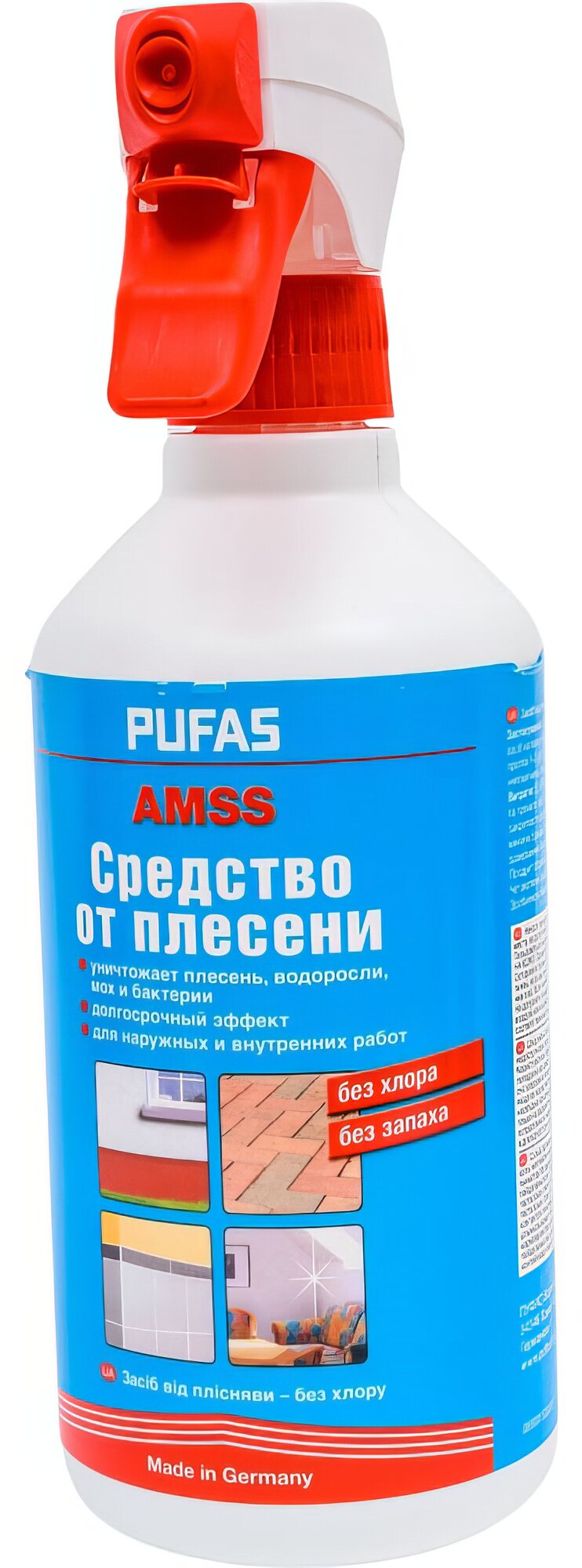 Средство от плесени PUFAS AMSS без хлора, 500 мл М 007002092