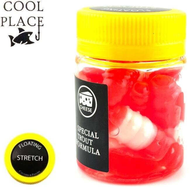 Форелевые приманки Cool Place Stretch Floating HOG 45мм (7шт/уп), плавающие с сырным запахом