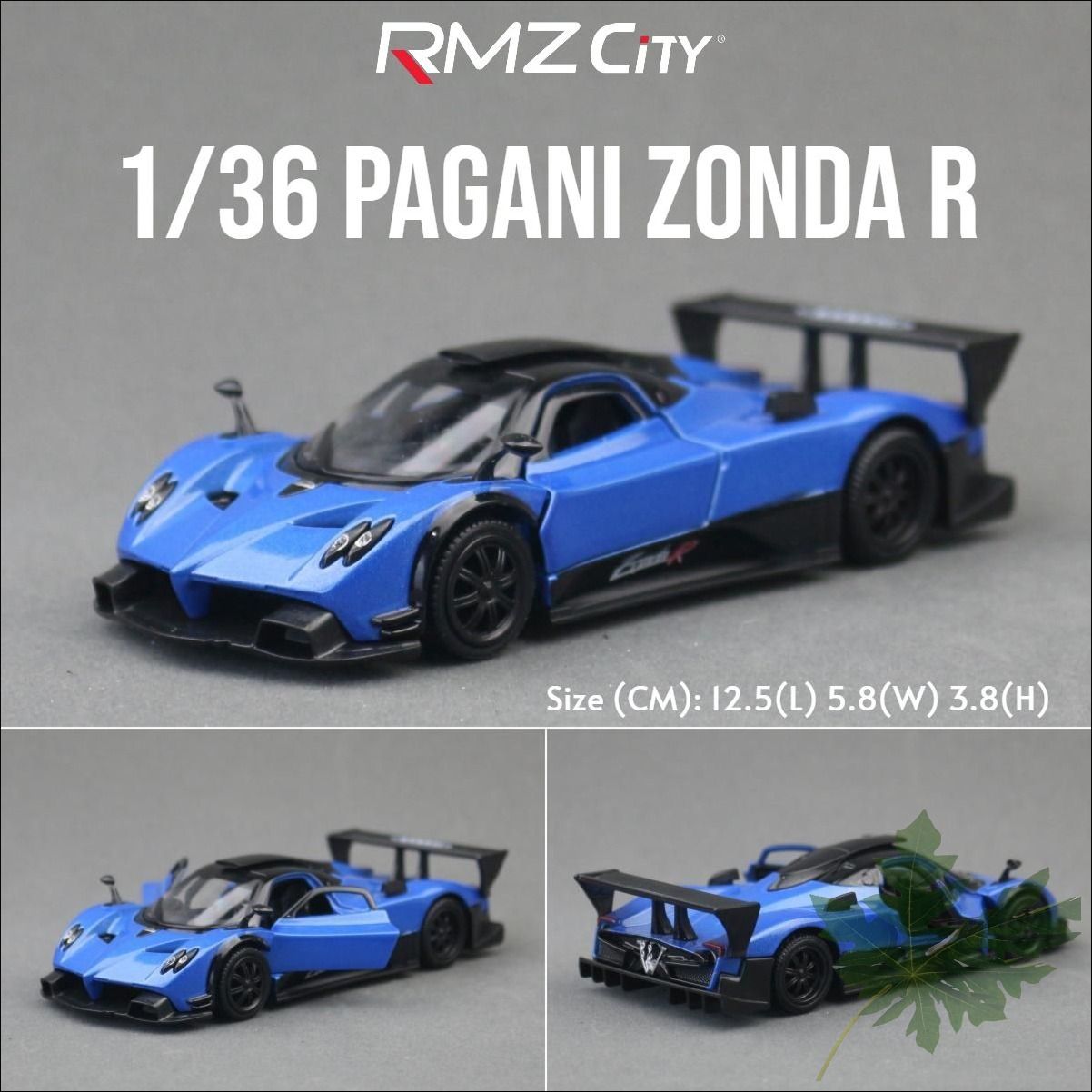 RMZ CiTY DIECAST CAR 1/36 Коллекционная металлическая машина Pagani Zonda R Evolution
