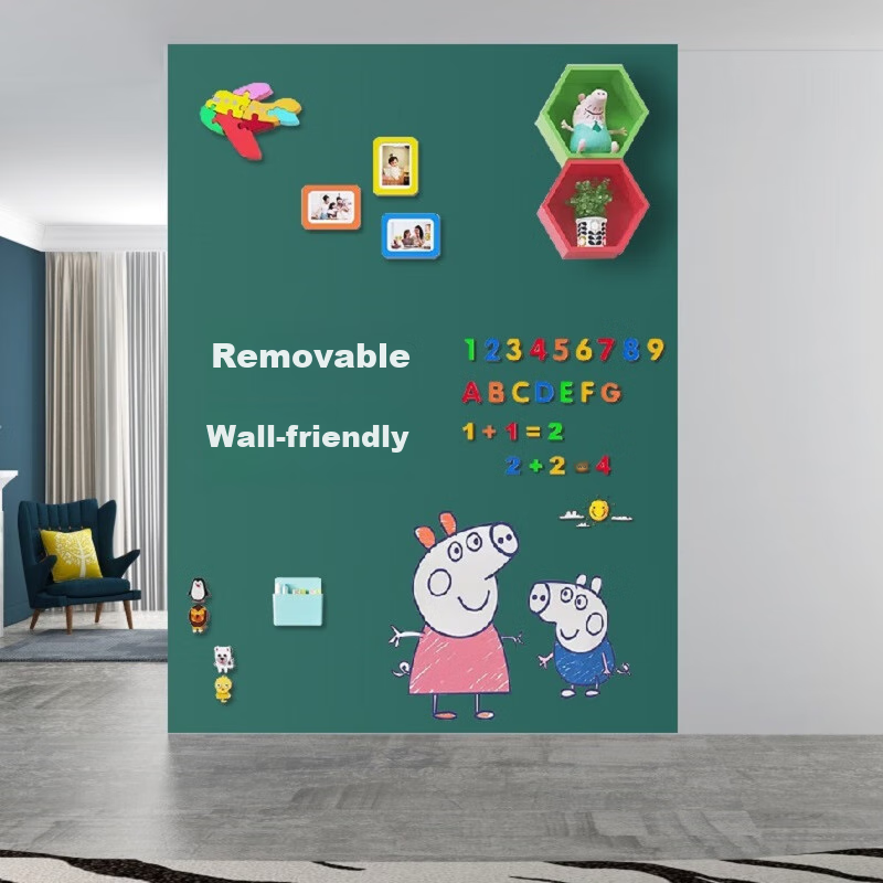 Flybook темно-зеленый магнитная стикер-доска 60x90 см для детей - съемная классная доска Регион：Темно-зеленая