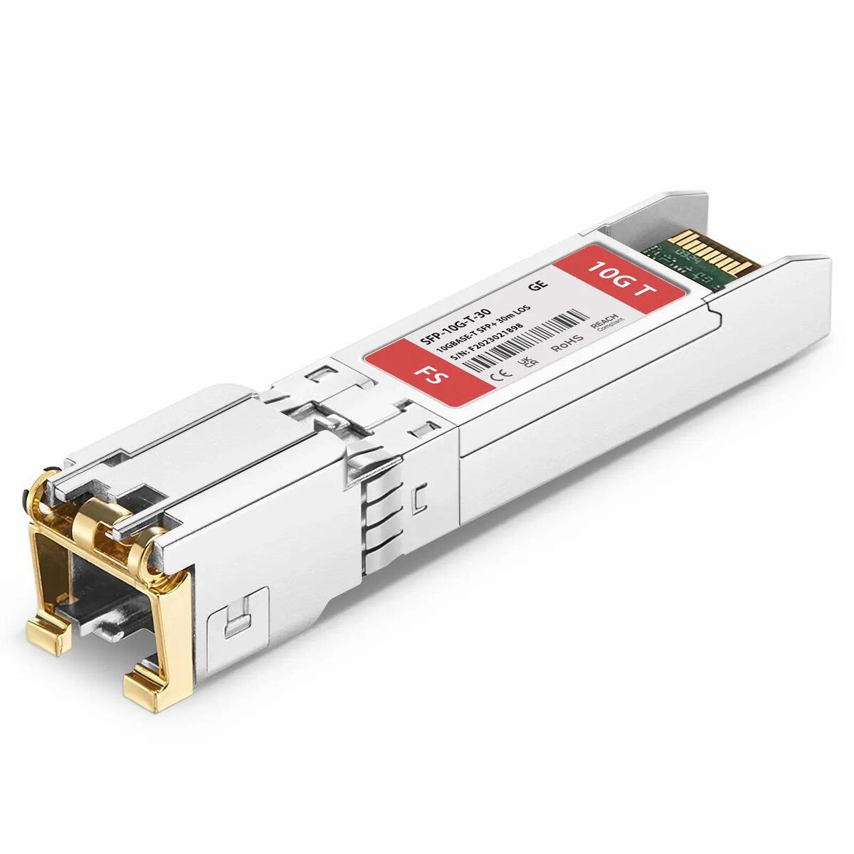 FS SFP-10G-T-30_#74680 Трансивер/ Generic Compatible 10GBASE-T SFP+ Copper 30m RJ-45 Transceiver Module #74680