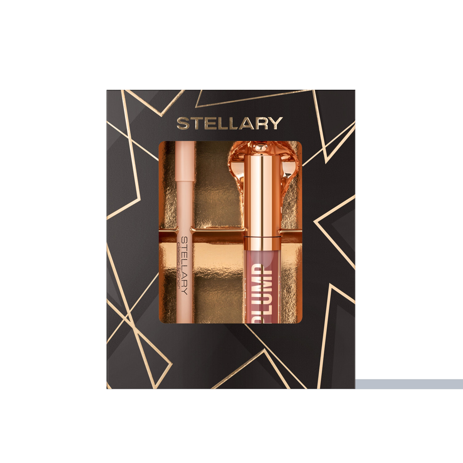Stellary Подарочный набор (блеск-плампер "Poison Kiss" тон 03 + карандаш для губ тон 09)