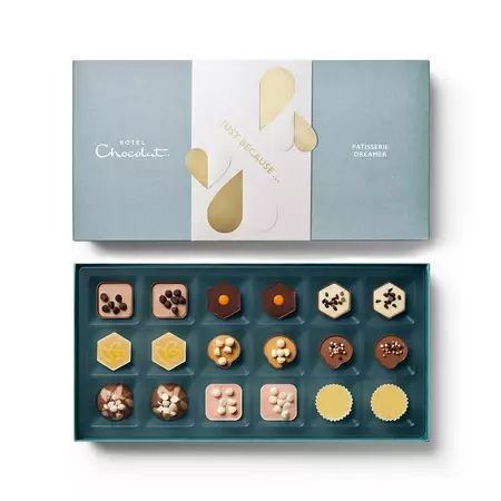 Hotel Chocolat Набор шоколадных конфет Thank You Patisserie Dreamer Chocolate Box, Thank You, 27шт