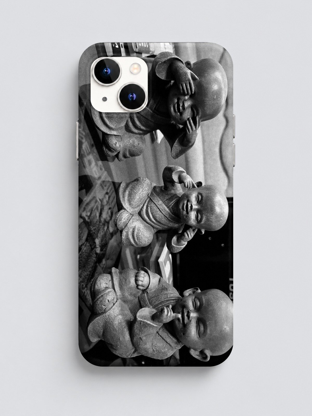Силиконовый чехол на iPhone 13 каменные бюсты