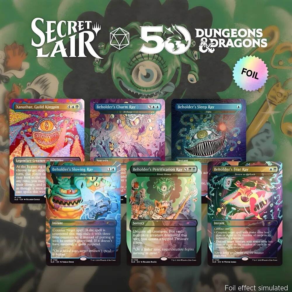 Magic the Gathering: Secret Lair - Death is in the eyes of the beholder 1 Foil (Английский)