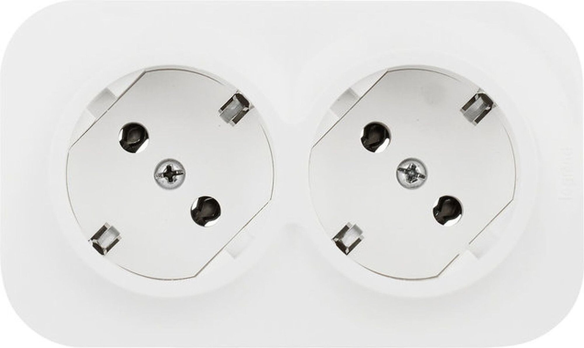 Розеточный блок 2 поста Legrand Quteo 782237 белый