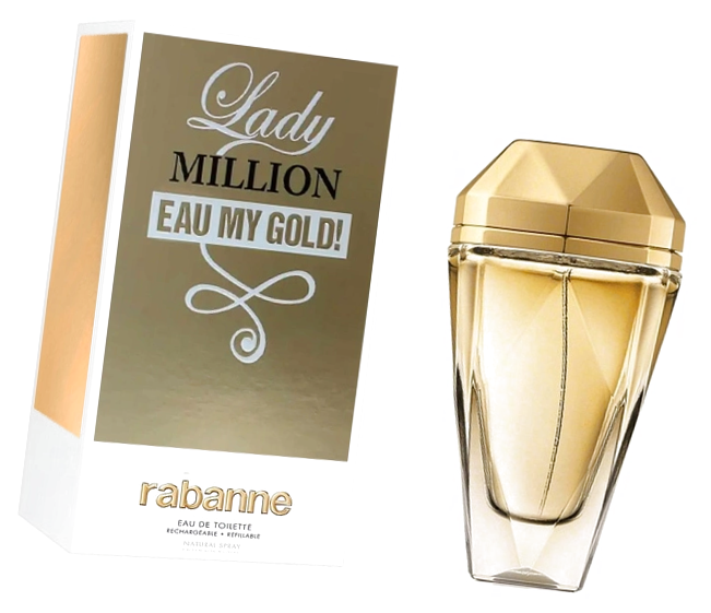 Женский аромат Пако Рабан Леди Миллион О Май Голд 80 мл туалетная вода / Lady Million Eau My Gold