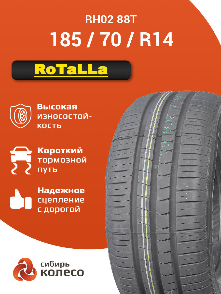 185/70R14 Rotalla RH02 88T