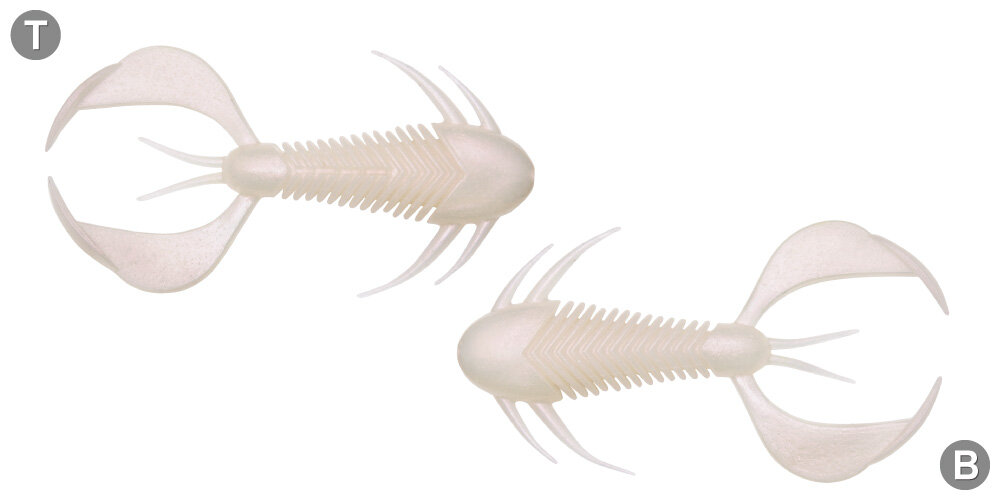 Мягкая съедобная приманка Megabass Rock Hog 2" (10шт.) #pearl white