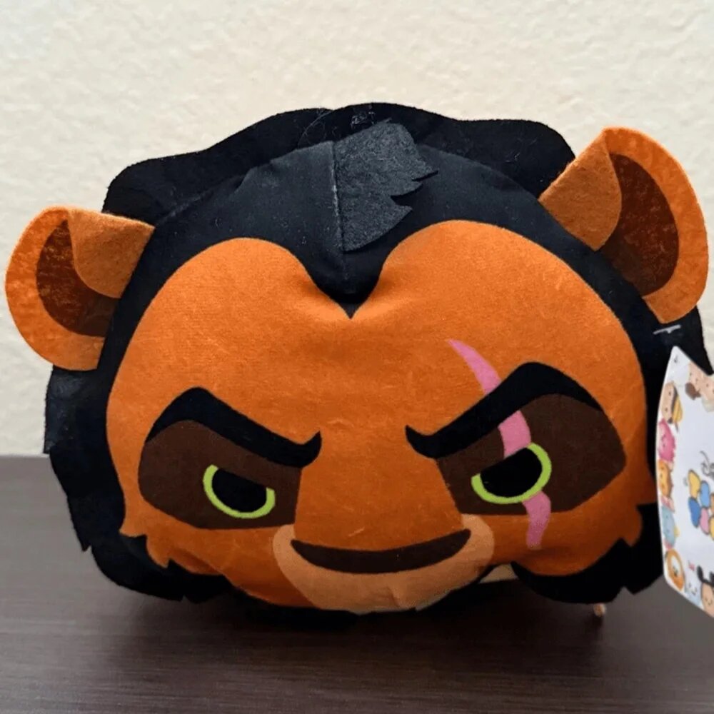 Милые плюшевые игрушки Tsum Tsum в образе злодеев из «Короля Львов» — Скар, 20 см. Фигурки Симбы и Скара из мультфильма «Король Львов». Мягкие игр
