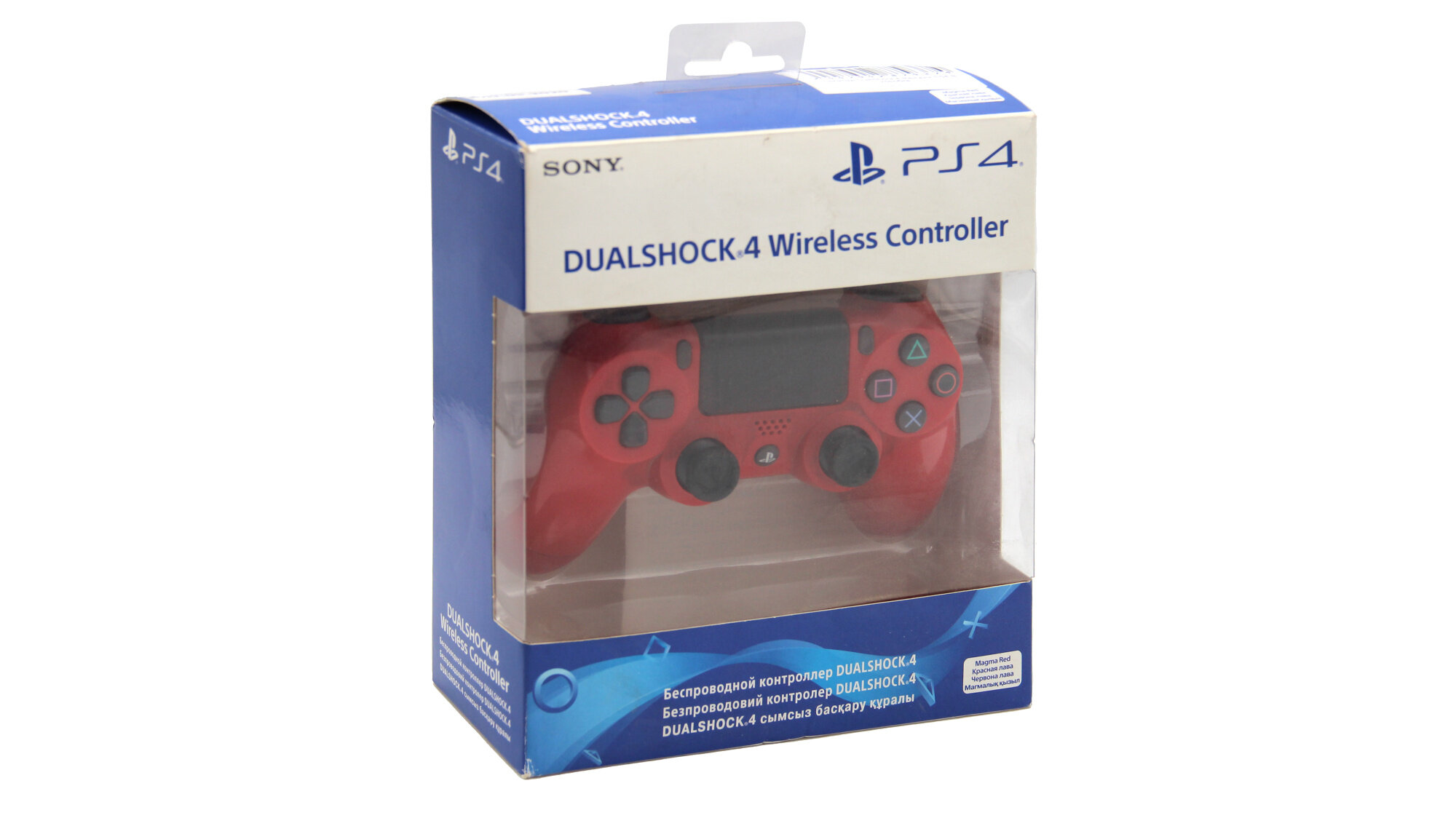 Геймпад DualShock 4 Red для PS4 В коробке