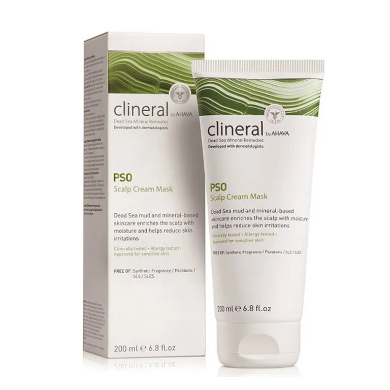 Ahava Крем-маска для кожи головы Clineral Pso 200 мл 200 мл