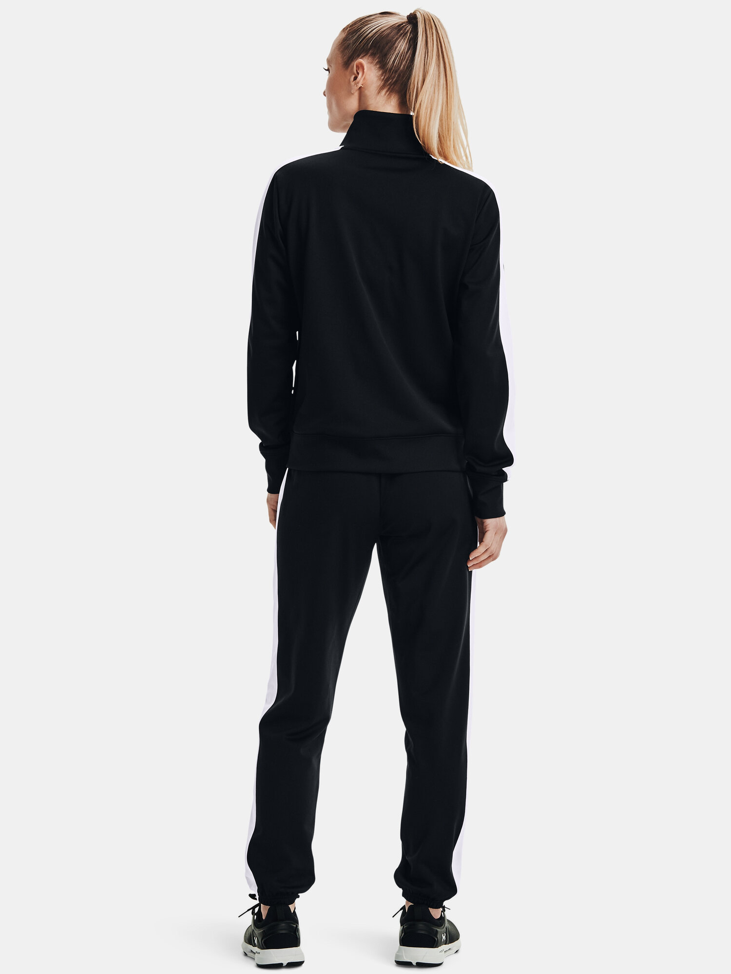 Костюм спортивный Under Armour Tricot, размер XS, чёрный — фото 1