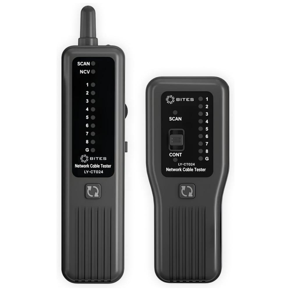 Тестер-трассоискатель кабеля 5Bites UTP / STP / TEL / POE / NCV LY-CT024