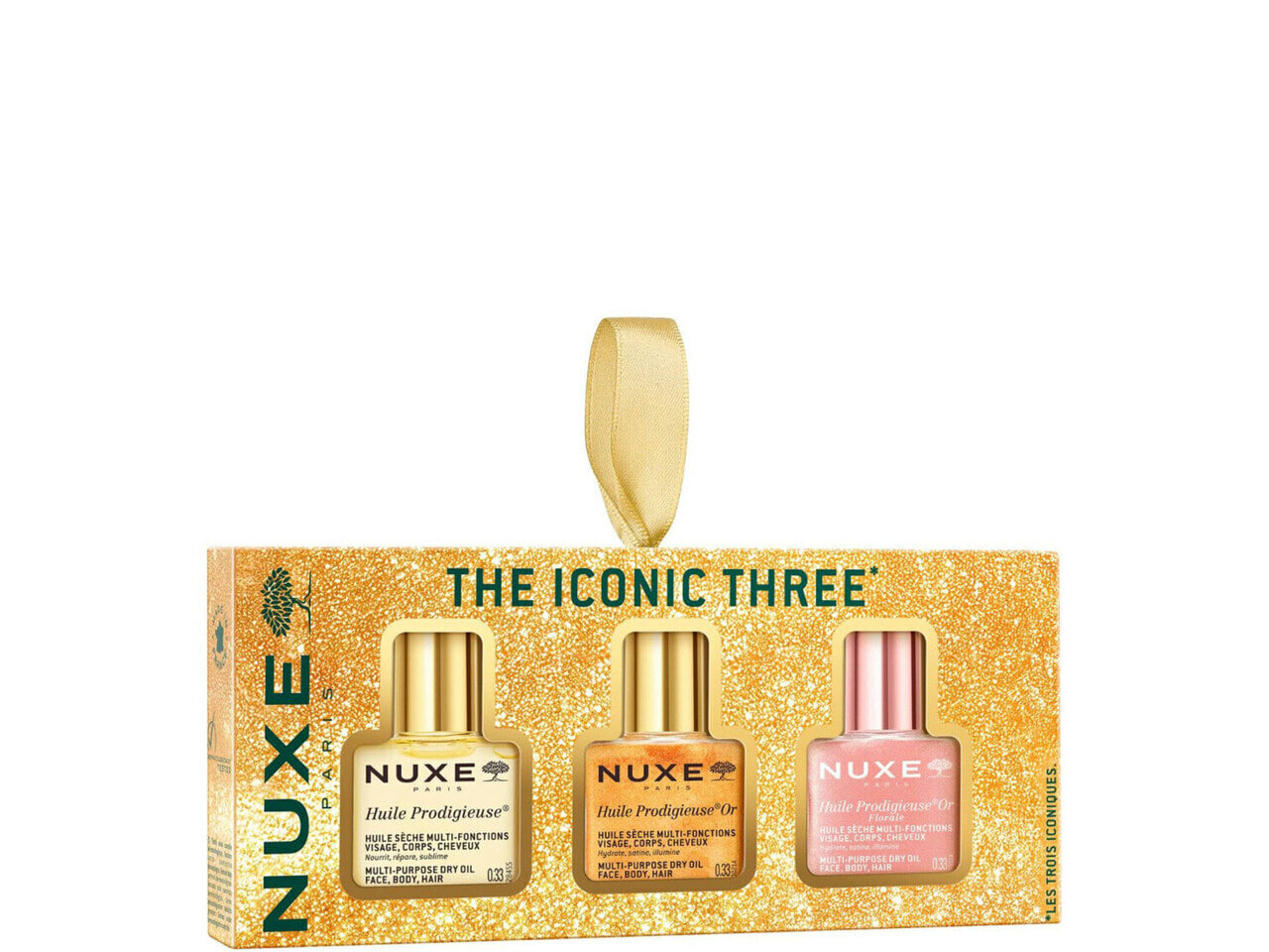 Подарочный набор NUXE Huile Prodigieuse The Iconic Three: три сухих масла по 10 мл