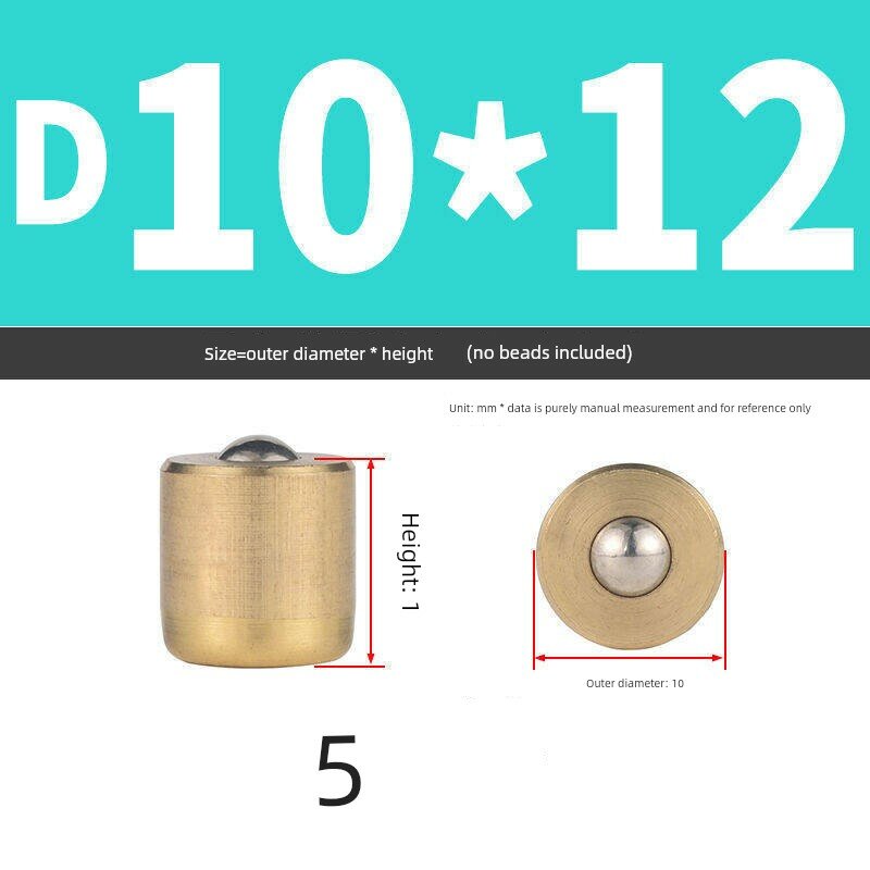 Медная пресс-втулка для смазки 10×12 мм, 5 шт. для точного применения