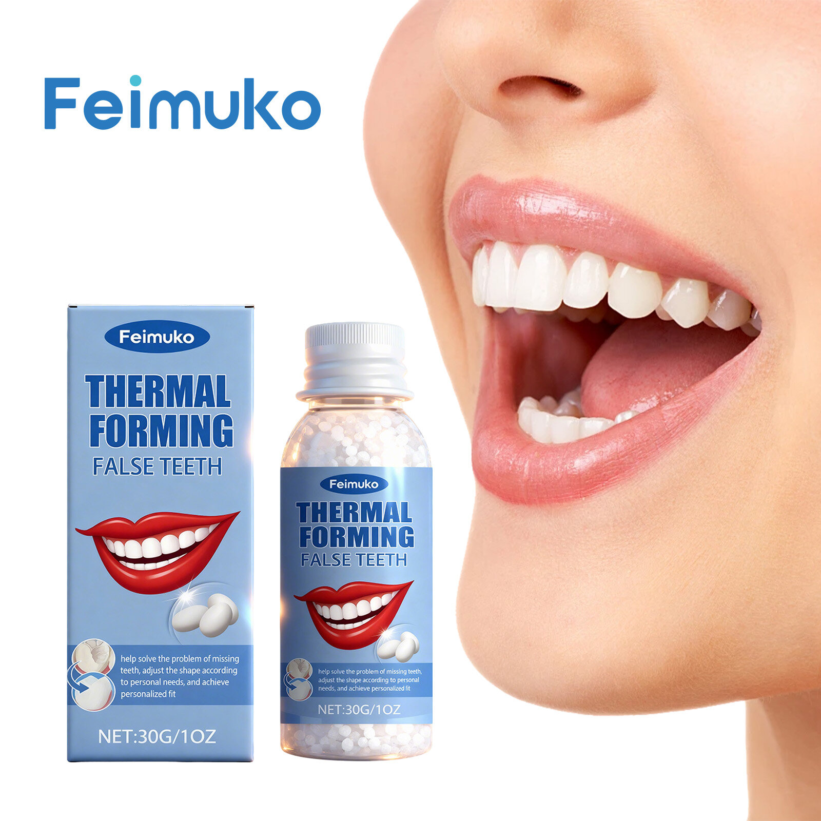 Капы и изделия для зубов Feimuko — коррекция прикуса, защита зубов, комфортное ношение, уход, для ежедневного п