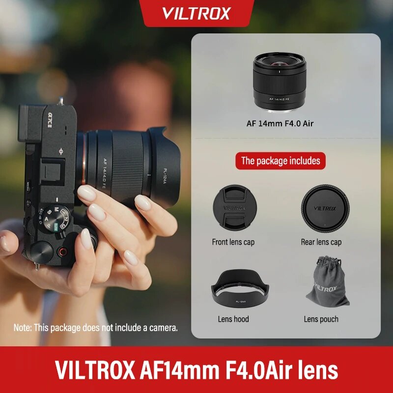 Объектив Viltrox AF14mm F4.0 Air E/Z для Nikon Z 6II, Z 7II, Sony E Никон З