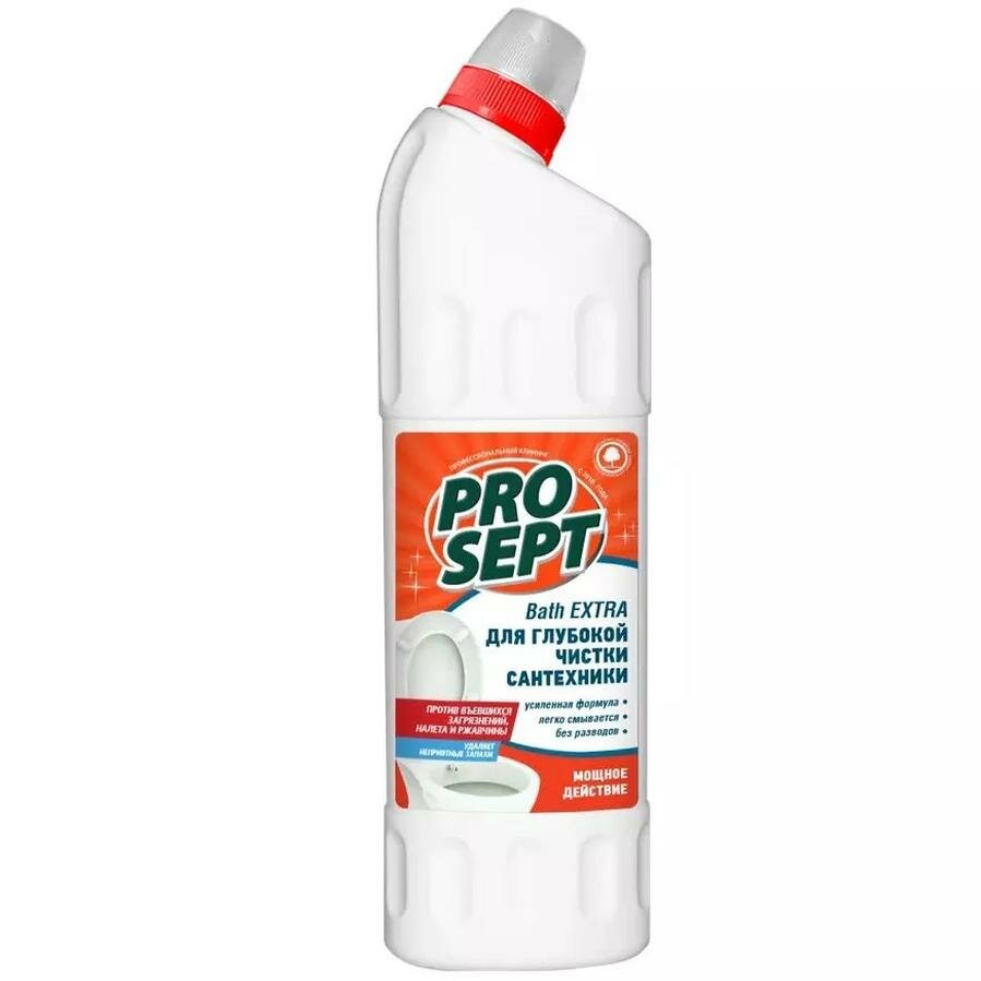 Средство для удаления ржавчины и минеральных отложений PROSEPT Bath Extra гель 1 л