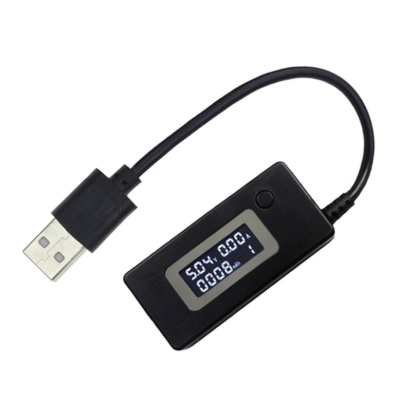 (1шт) USB-тестер напряжения и тока KCX017-черный