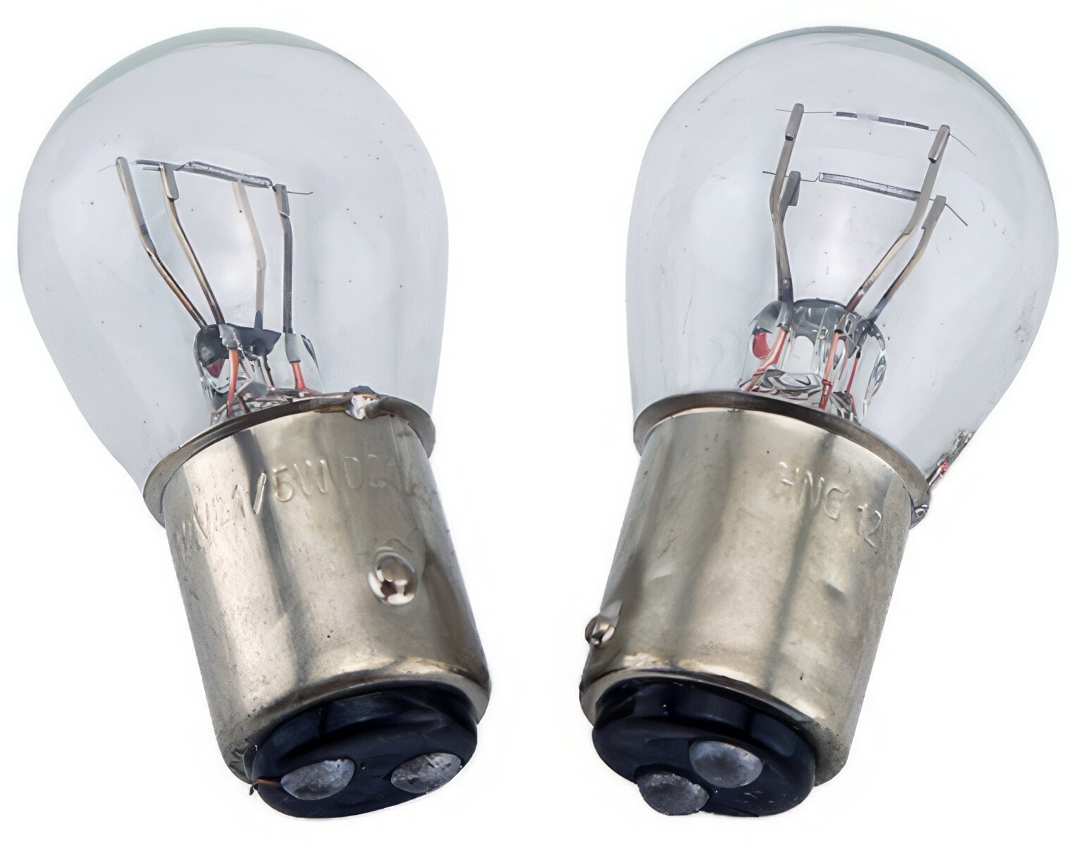 Лампа накаливания AUTO STANDART P21/5W BAY15d 12V 2шт