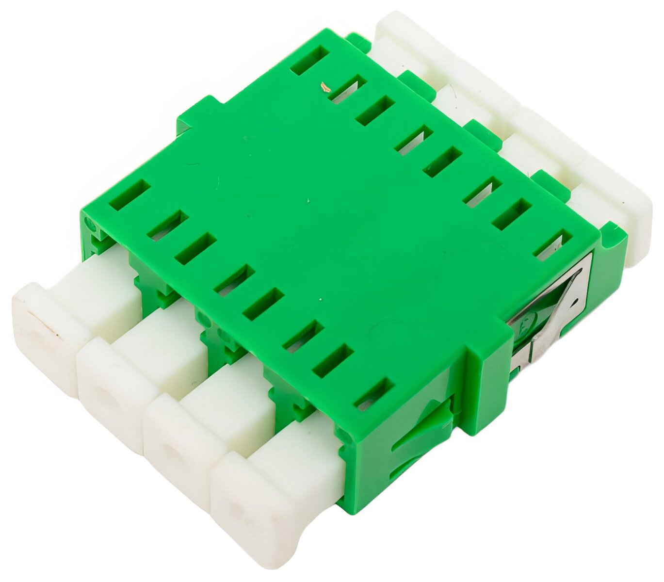 Адаптер DKC lc/apc-quad, senior/senior, sc-footprint, оs2, зеленый RNFA9AQLC